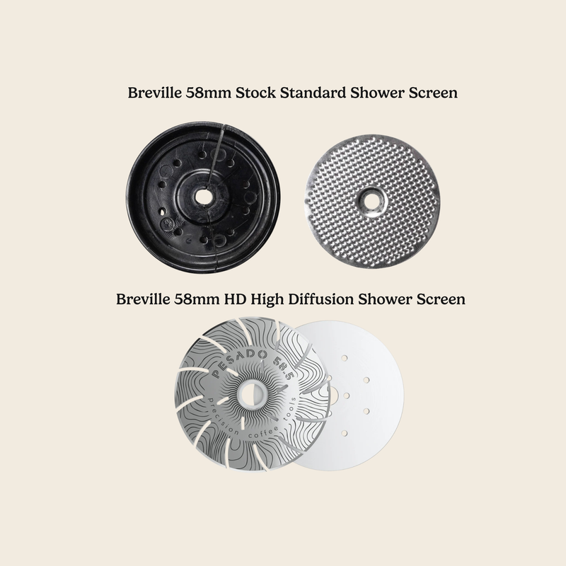 High Diffusion Shower Screen for Breville | Coffee Nerd